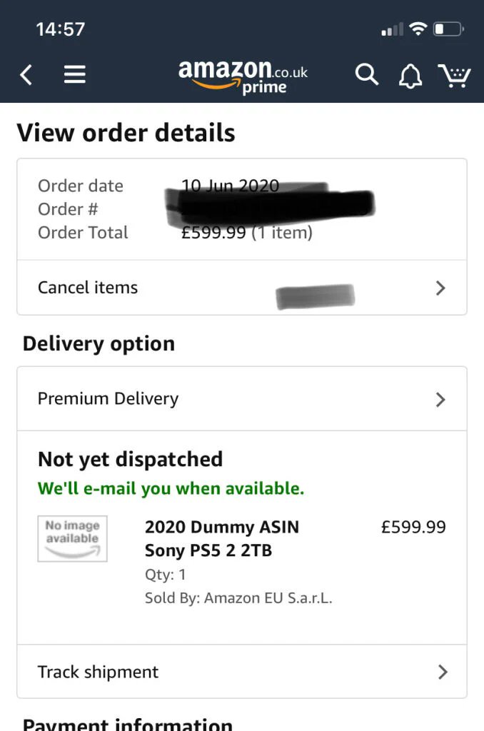 Amazon UK PlayStation 5